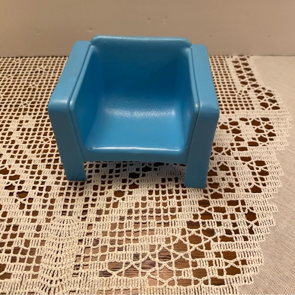 Barbie | Toys | Vintage 973 Mattel Blue Barbie Ken Dream House Chair ...